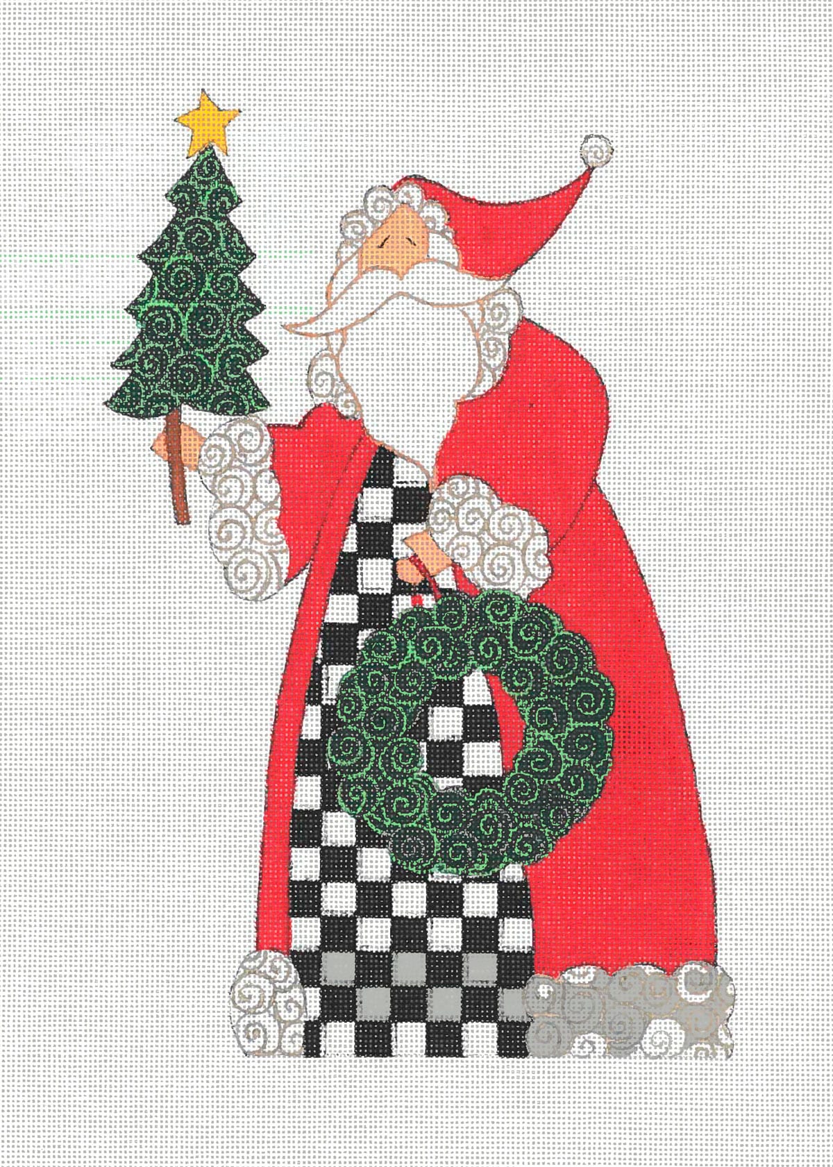 The Checkered Santa - Fleur de Paris