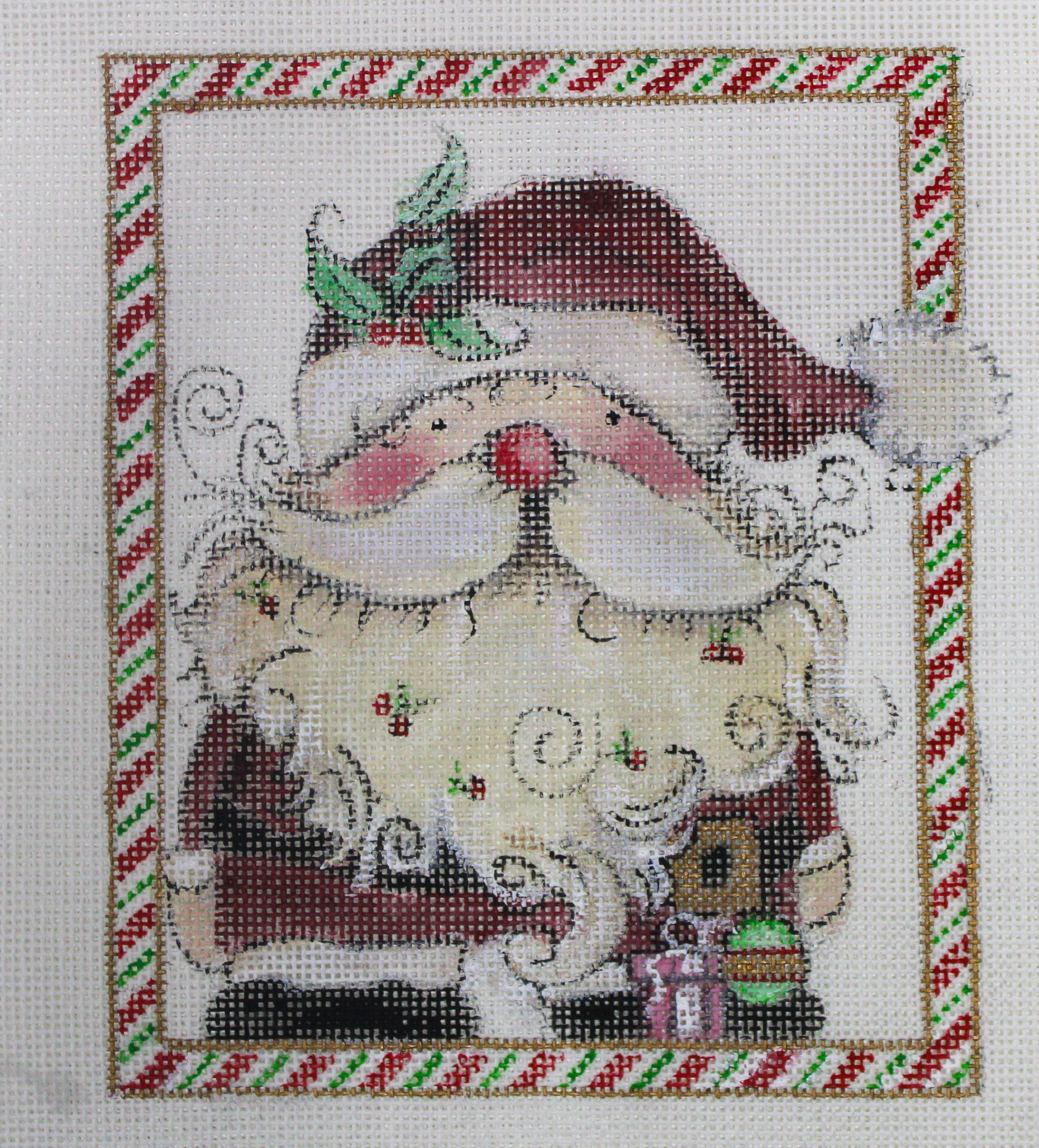 Scruffy Santa 1 - Fleur de Paris